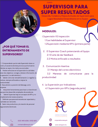 Supervisor Para Super Resultados - Corporativo Renquin